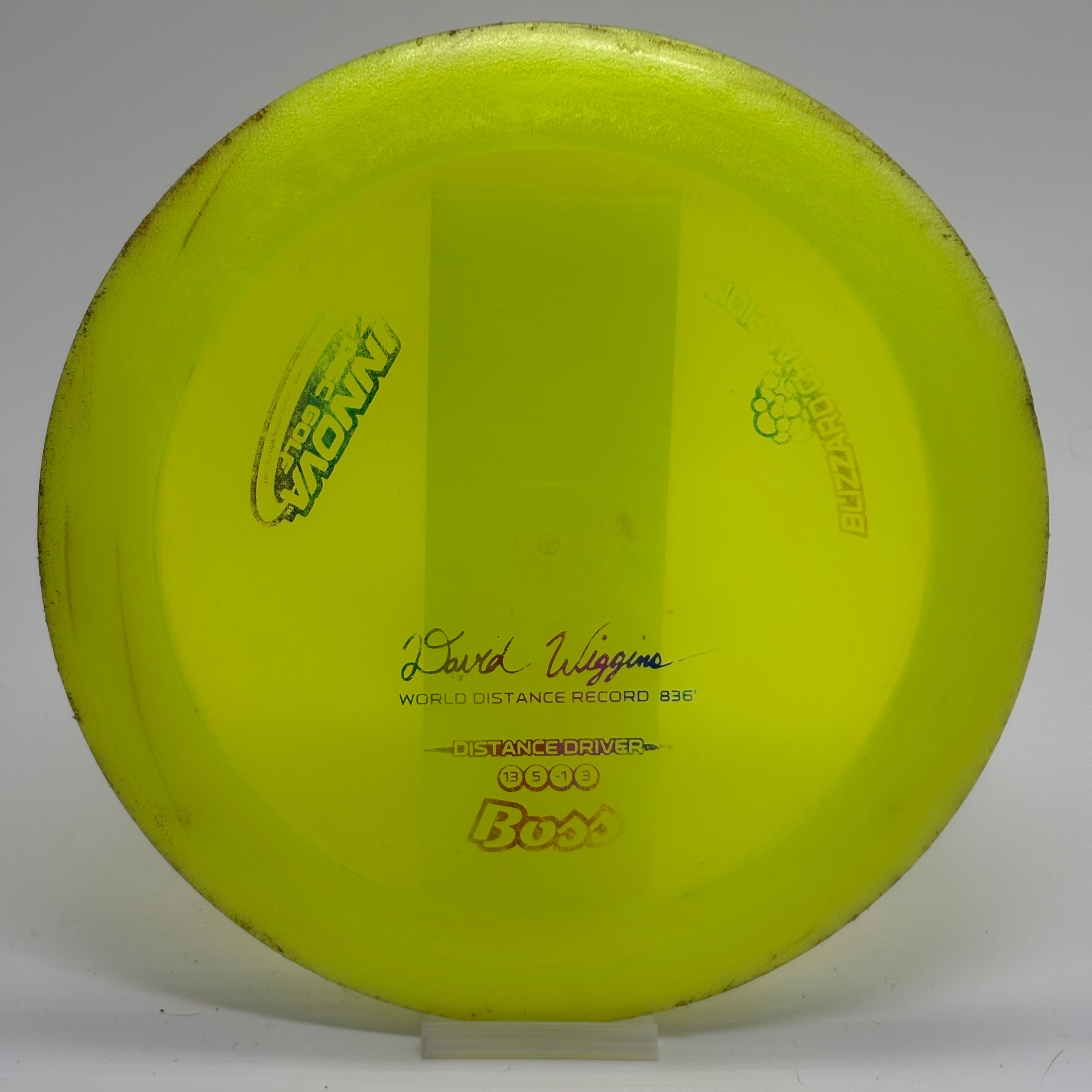 Innova Boss | Blizzard Champion | David Wiggins Jr World Distance Reco ...